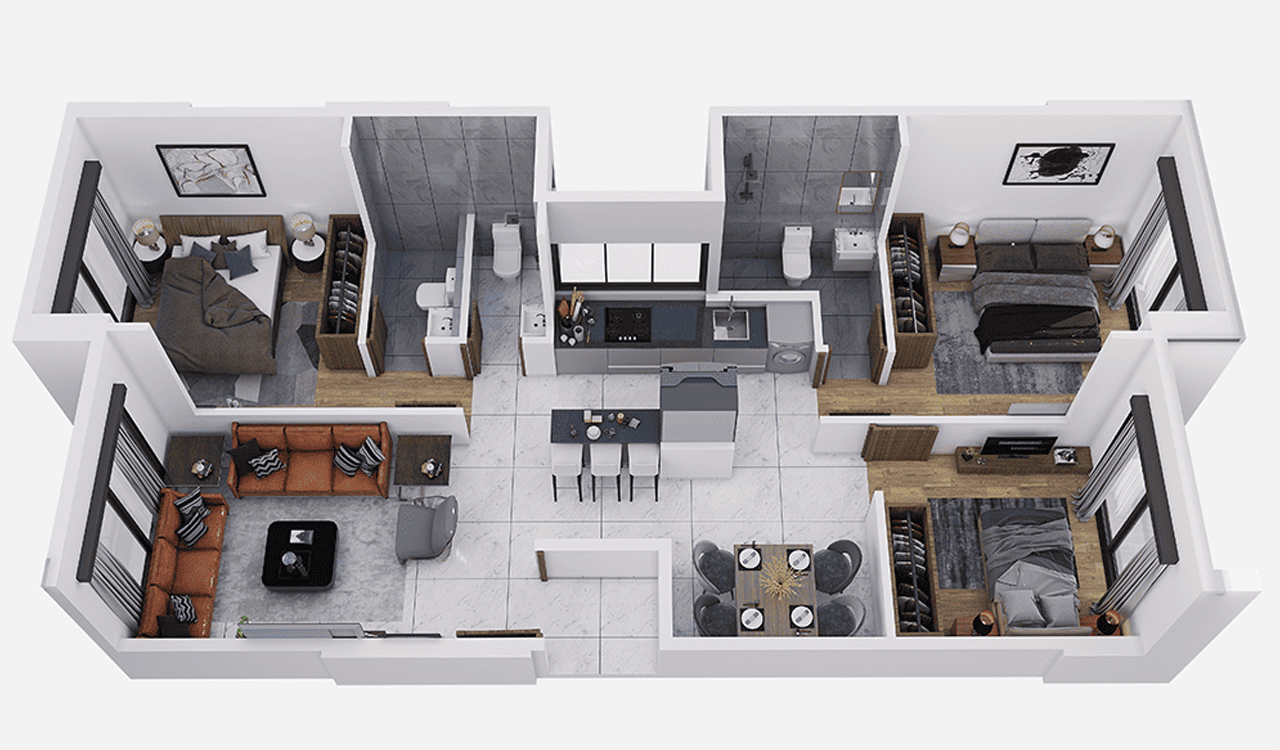 Top-Rated 3D House Floor Plan Design Services in USA
